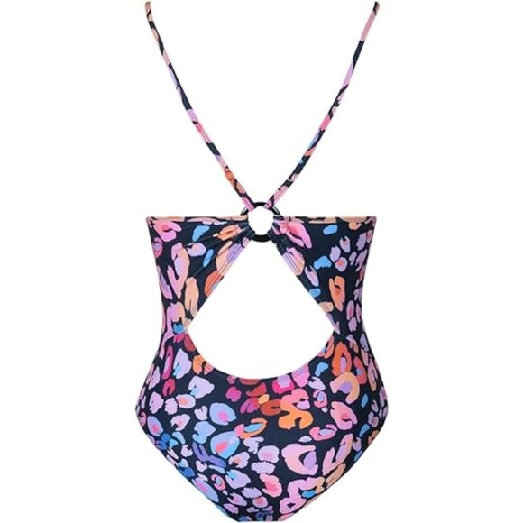 Cupshe Swim Nwt Cupshe Womens Leopard Print One Piece Tummy Control